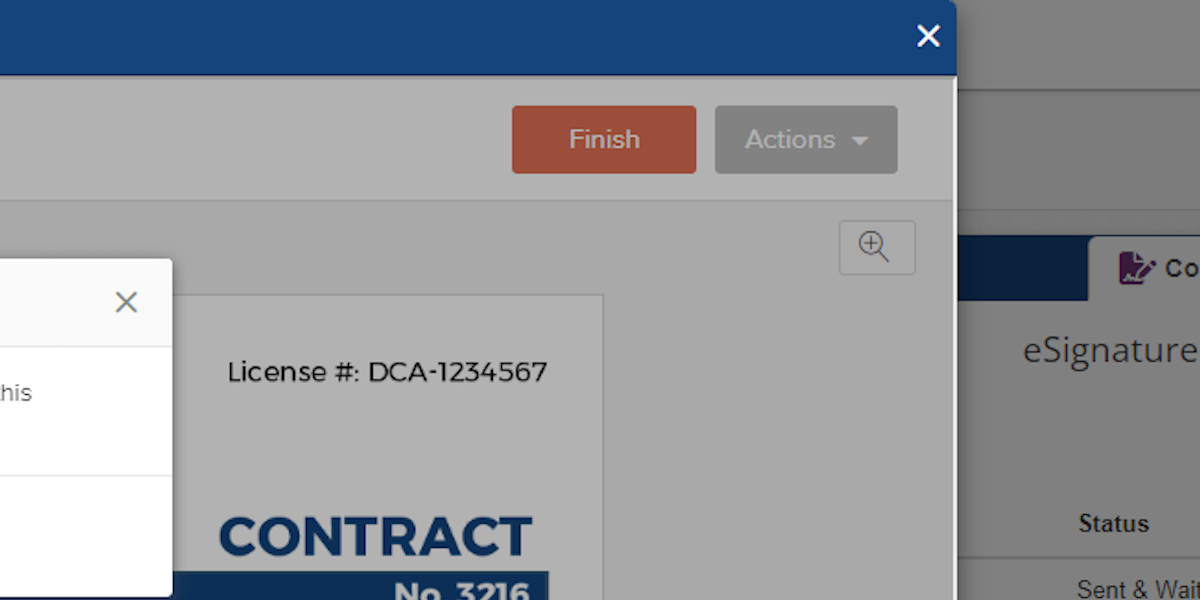 Sending Contracts for eSignature